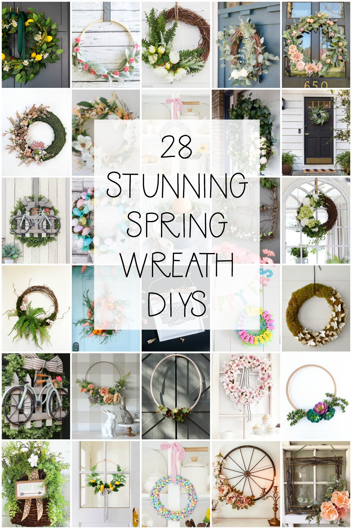 Earthy and Elegant Spring Wreath Tutorial – Willow Street Interiors
